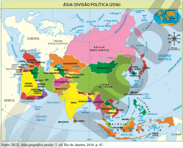 Geografia – Ásia, aspectos gerais – Conexão Escola SME