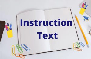 língua Inglesa: Instruction Text – Conexão Escola SME