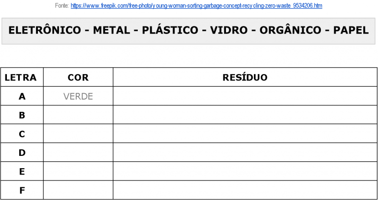 Geografia – 3Rs – REDUZIR, REUTILIZAR E RECICLAR – Conexão Escola SME