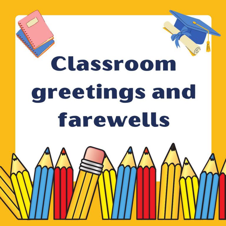 Língua Inglesa – Classroom greetings and farewells – Conexão Escola SME