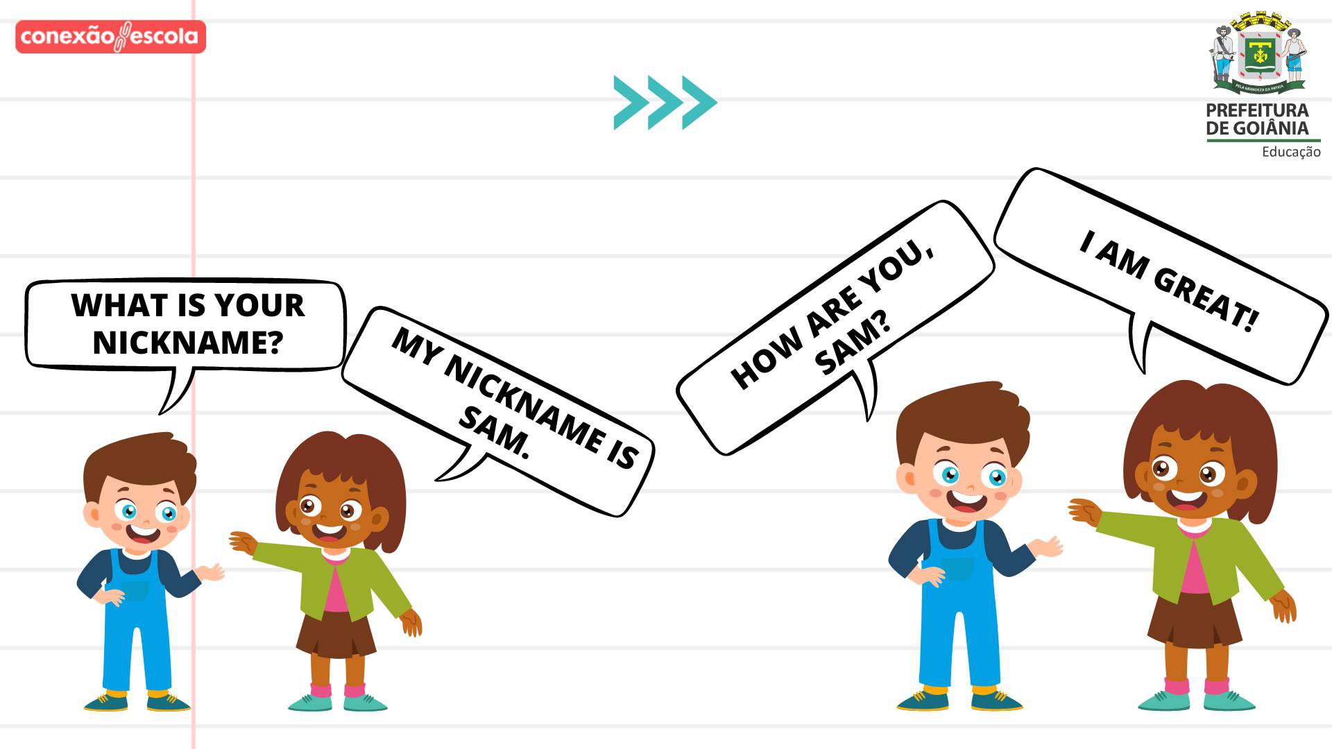 Língua Inglesa – Interviewing your classmates – Conexão Escola SME