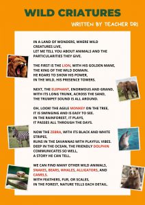 Língua Inglesa – Wild animals – Conexão Escola SME