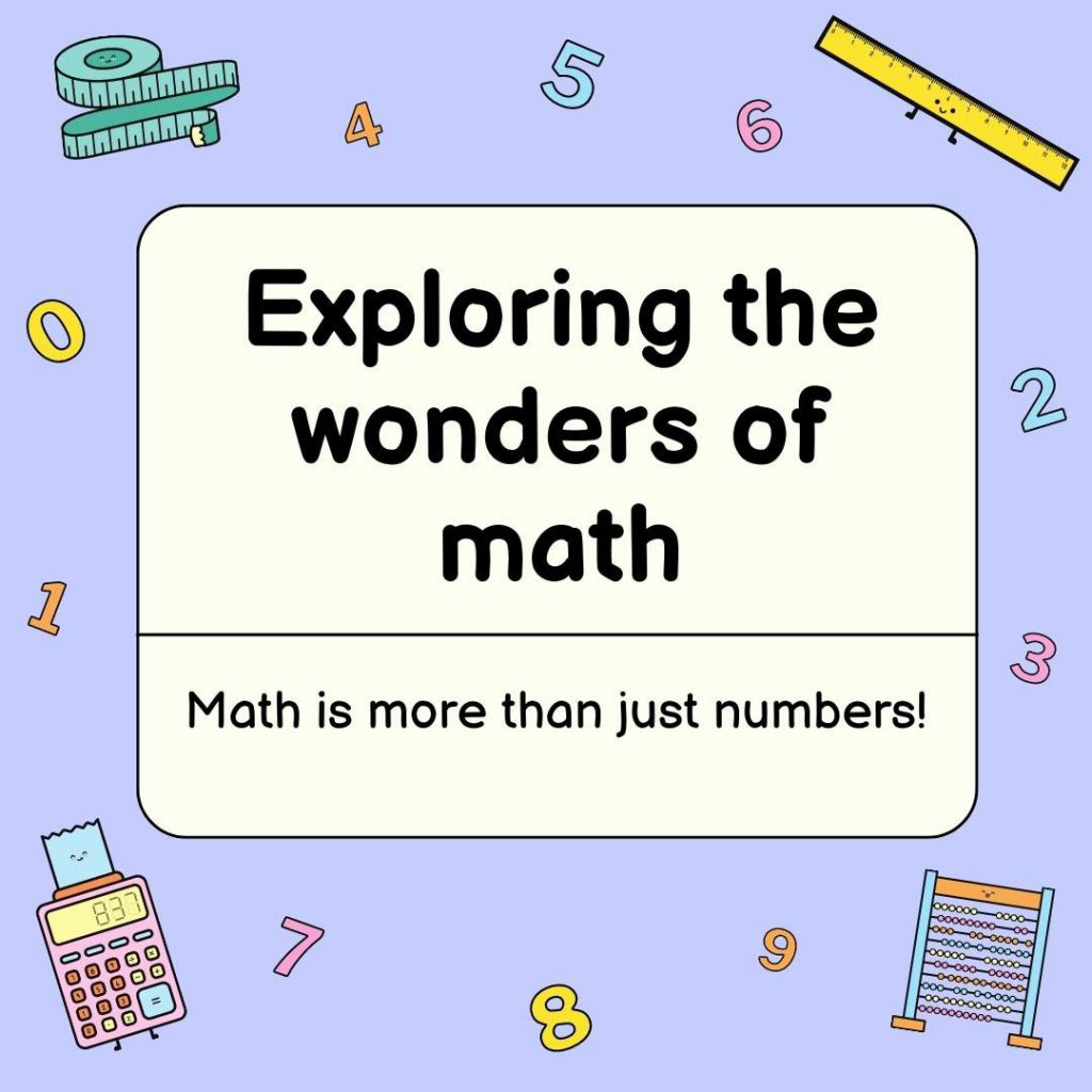 Língua Inglesa – Exploring the wonders of math – Conexão Escola SME