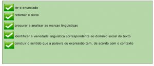 Língua Portuguesa – D10 – Identificar as marcas linguísticas que ...
