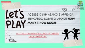 Língua Inglesa – How many X How much – Conexão Escola SME