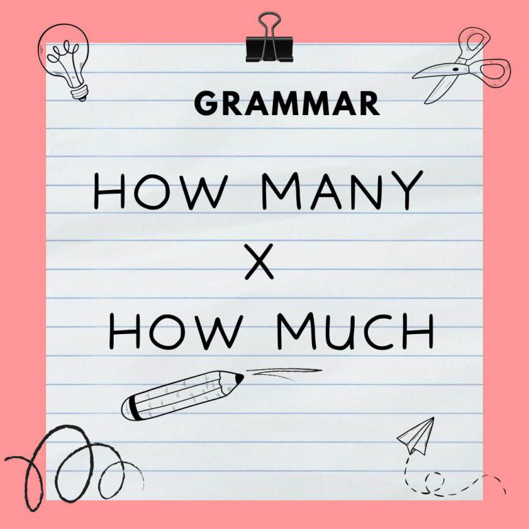 Língua Inglesa – How many X How much – Conexão Escola SME