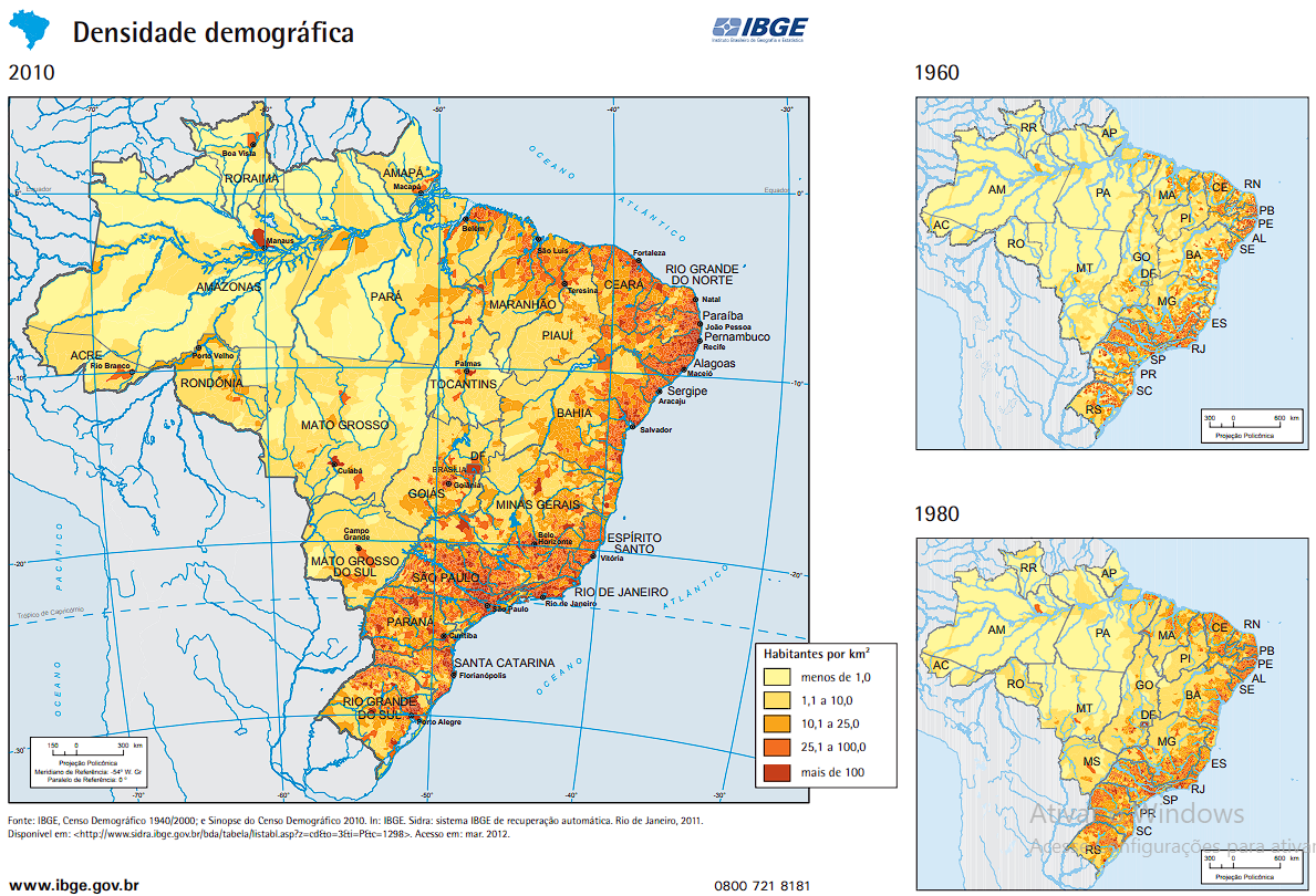 Geografia – Os diferentes tipos de mapas temáticos do Brasil – Conexão ...
