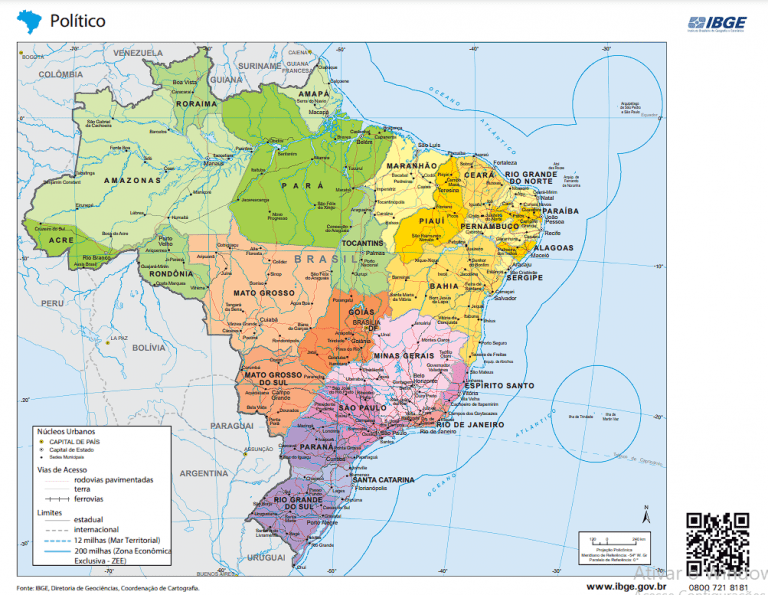 Geografia – Os diferentes tipos de mapas temáticos do Brasil – Conexão ...