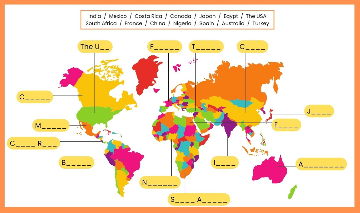 Língua Inglesa – Knowing the most visited countries and their capitals ...
