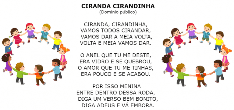 Língua Portuguesa – Cantiga de roda – Conexão Escola SME