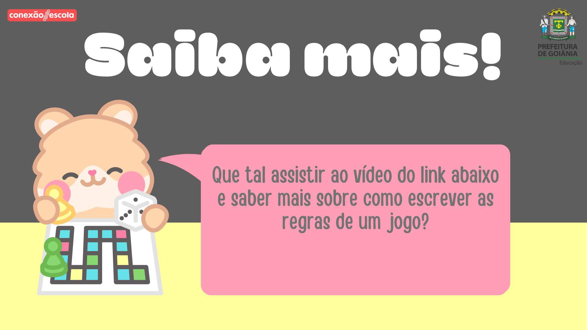 Língua Portuguesa – Regras de Jogo – Conexão Escola SME